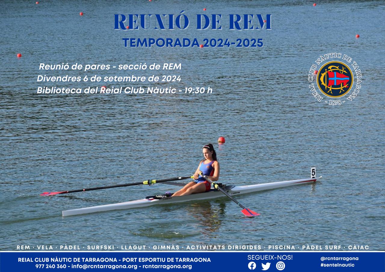 REUNIÓ INICI TEMPORADA REM - Reial Club Nàutic de Tarragona